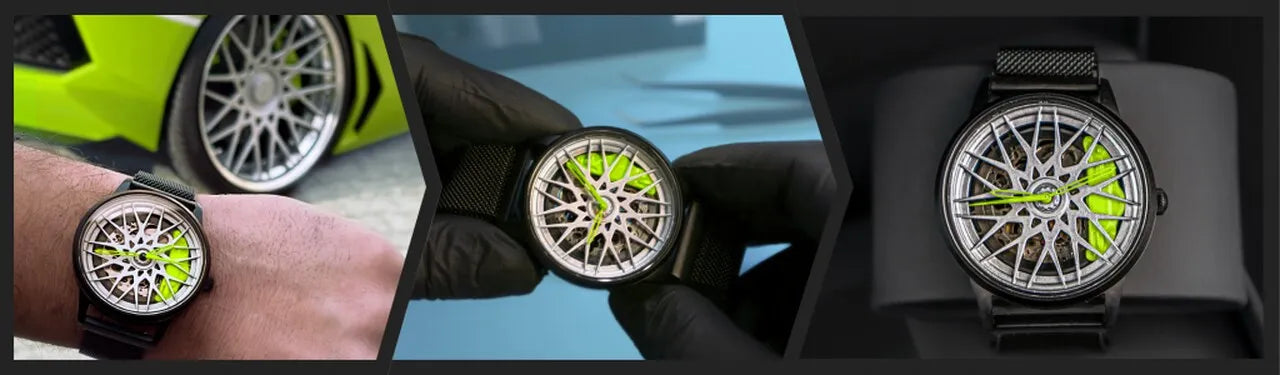 Custom made rim watch